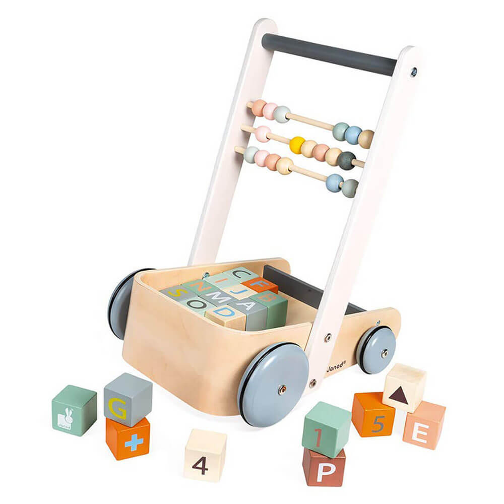 Sweet Cocoon walker + alphabet blocks – Comme des Pirates