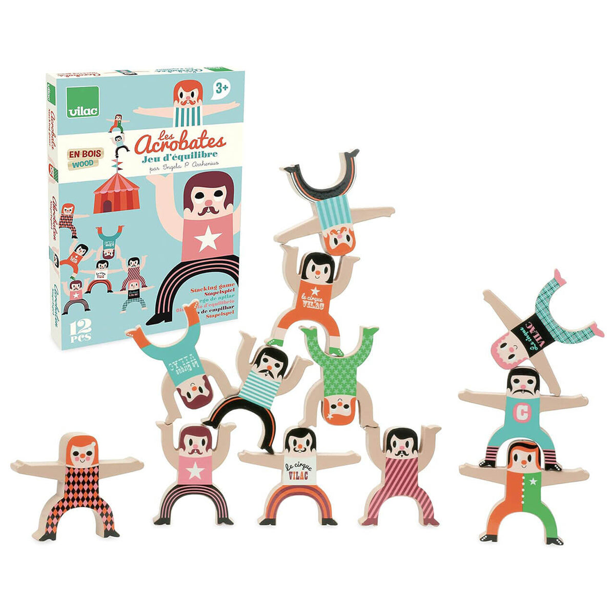 Acrobats balancing game – Comme des Pirates